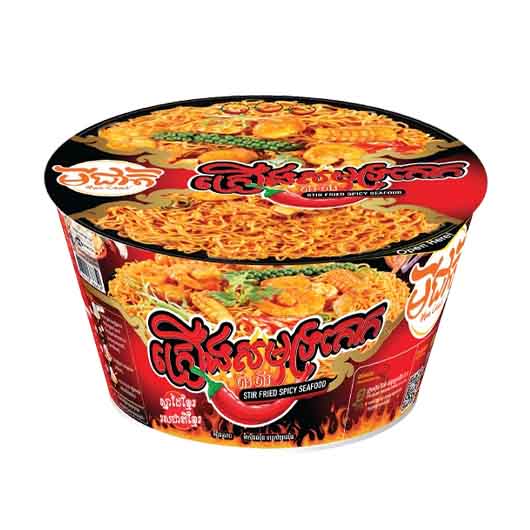 Mee Chiet Stir Fried Spicy Seafood Bowl Noodle 85g - AEON1 - AEON PHNOM ...